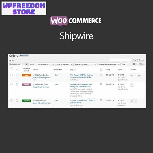 WooCommerce Shipwire