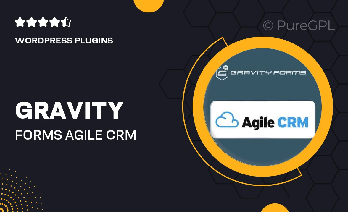 Gravity Forms Agile CRM Addon
